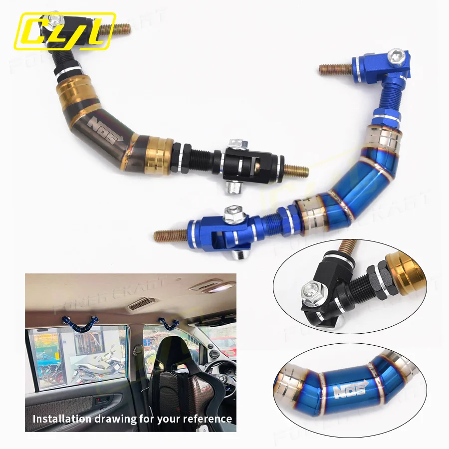 NOS-Racing-Car-Accessories-Car-Roof-Handle-Bar-Grip-Universal-Burnt ...