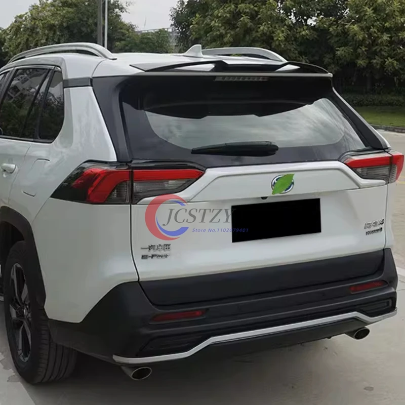 Rear Spoiler Tail Trunk Boot Wing Decoration For Toyota RAV4 RAV 4 2019 ...