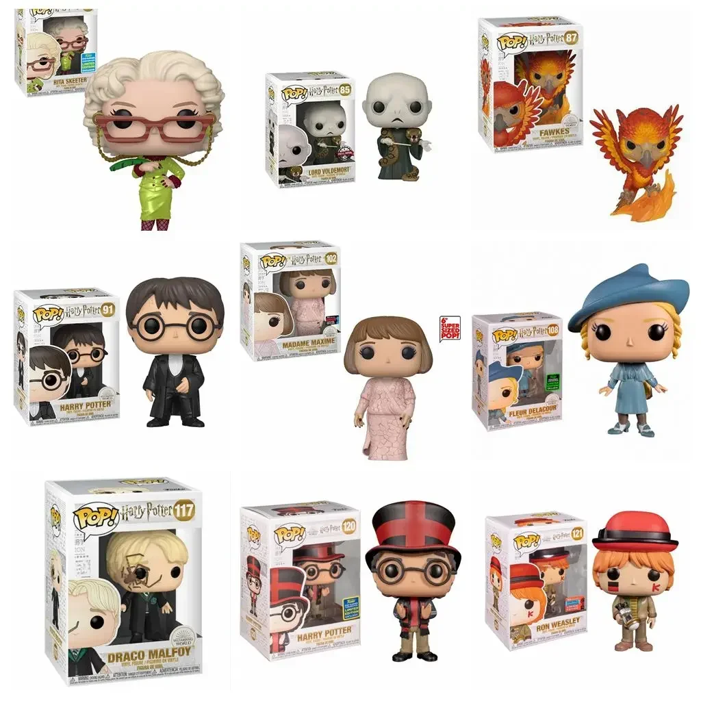 Funko POP Snape 05# MADAME MAXIME Hermione 03# MALFOY Hedwig Fawkes ...