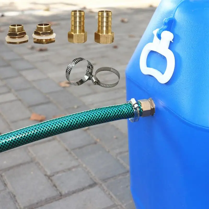 Bucket-Hose-Fitting-Spigot-Connector-Threaded-Bulkhead-Fitting-Threaded ...