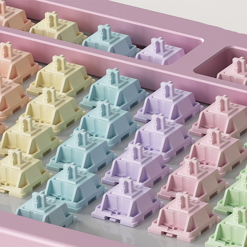 KTT-Macaron-Switch-Tactile-Linear-Keyboard-Switches-5-Pin-HIFI-Sound ...