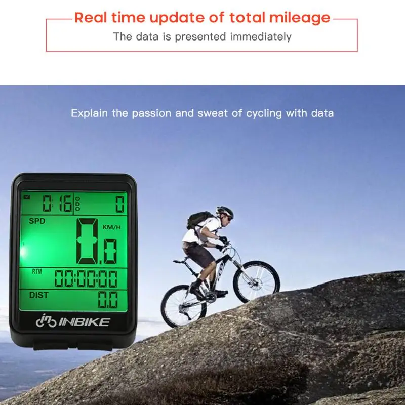 Waterproof-Computer-Wireless-And-Wired-MTB-Bike-Cycling-Odometer ...