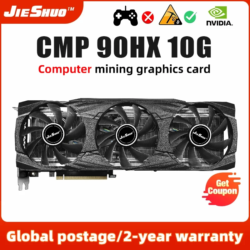 JIESHUO-placa-gr-fica-de-minera-o-profissional-NVIDIA-CMP-90HX-10GB ...