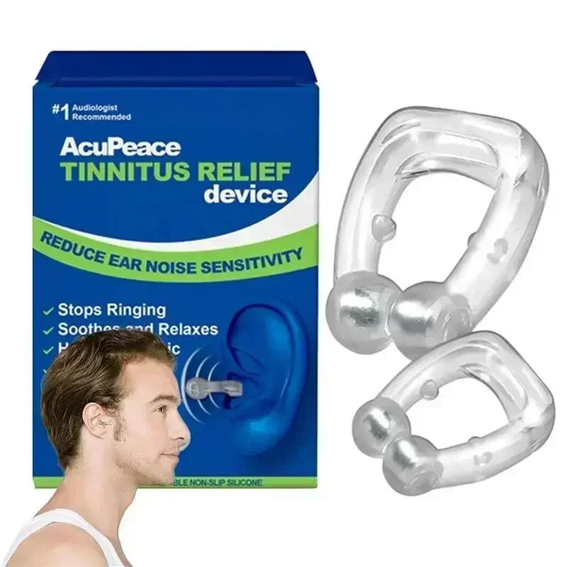 Tinnitus Relief Ear Clip Portable Anti Tinnitus Ear Cuff Earss Ringing ...