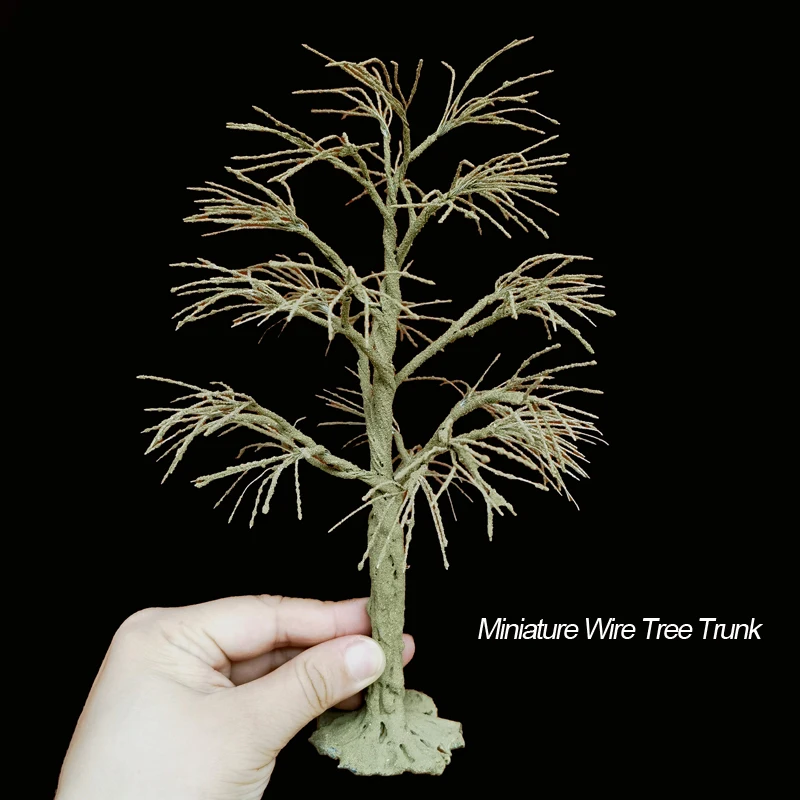 2pcs-model-tree-trunk-wire-tree-model-handmade-tree-simulation-tree ...