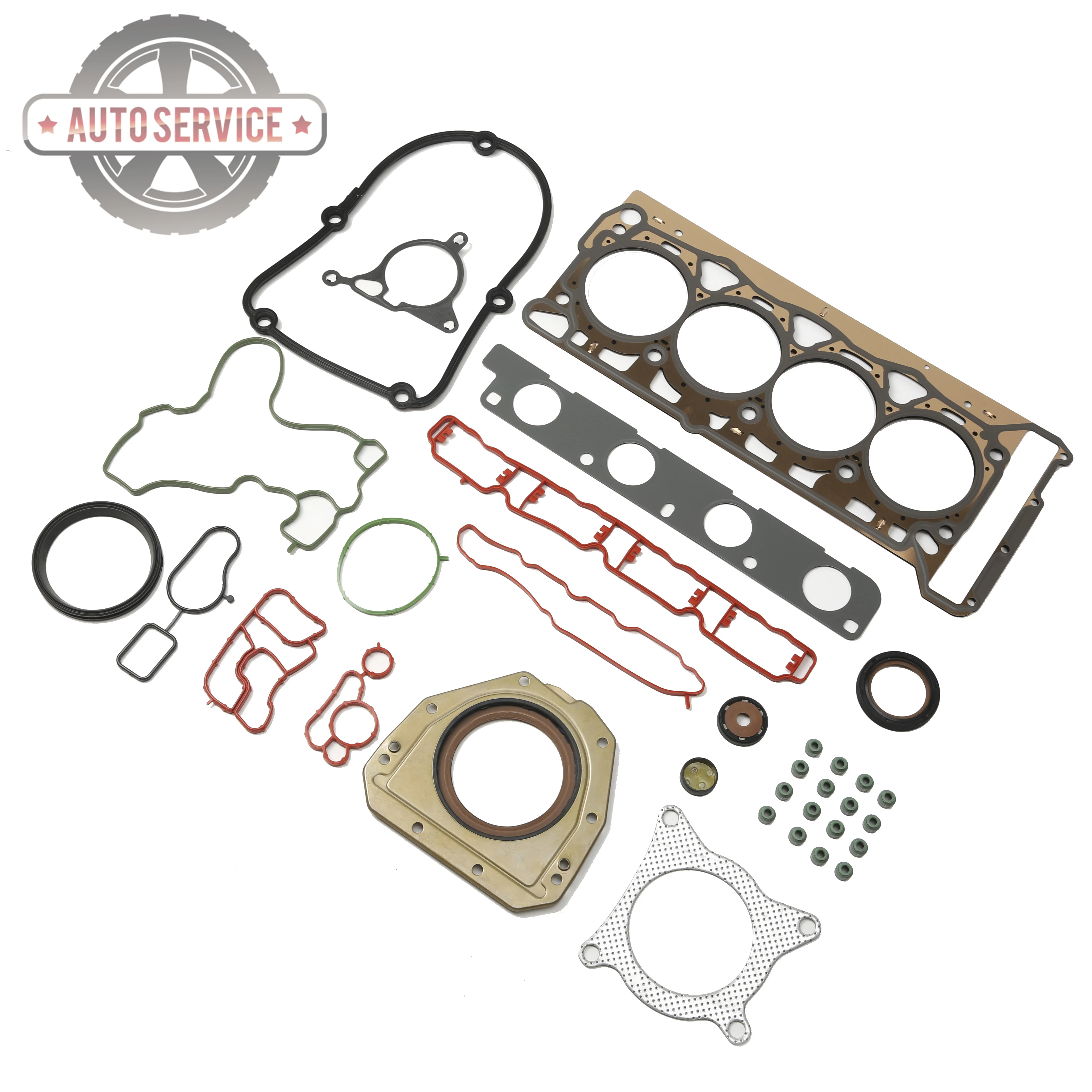 New 06j 103 383 D Engine Cylinder Head Gasket Oil Seal Repair Kit For Vw Golf Passat Audi A4 A6 ...