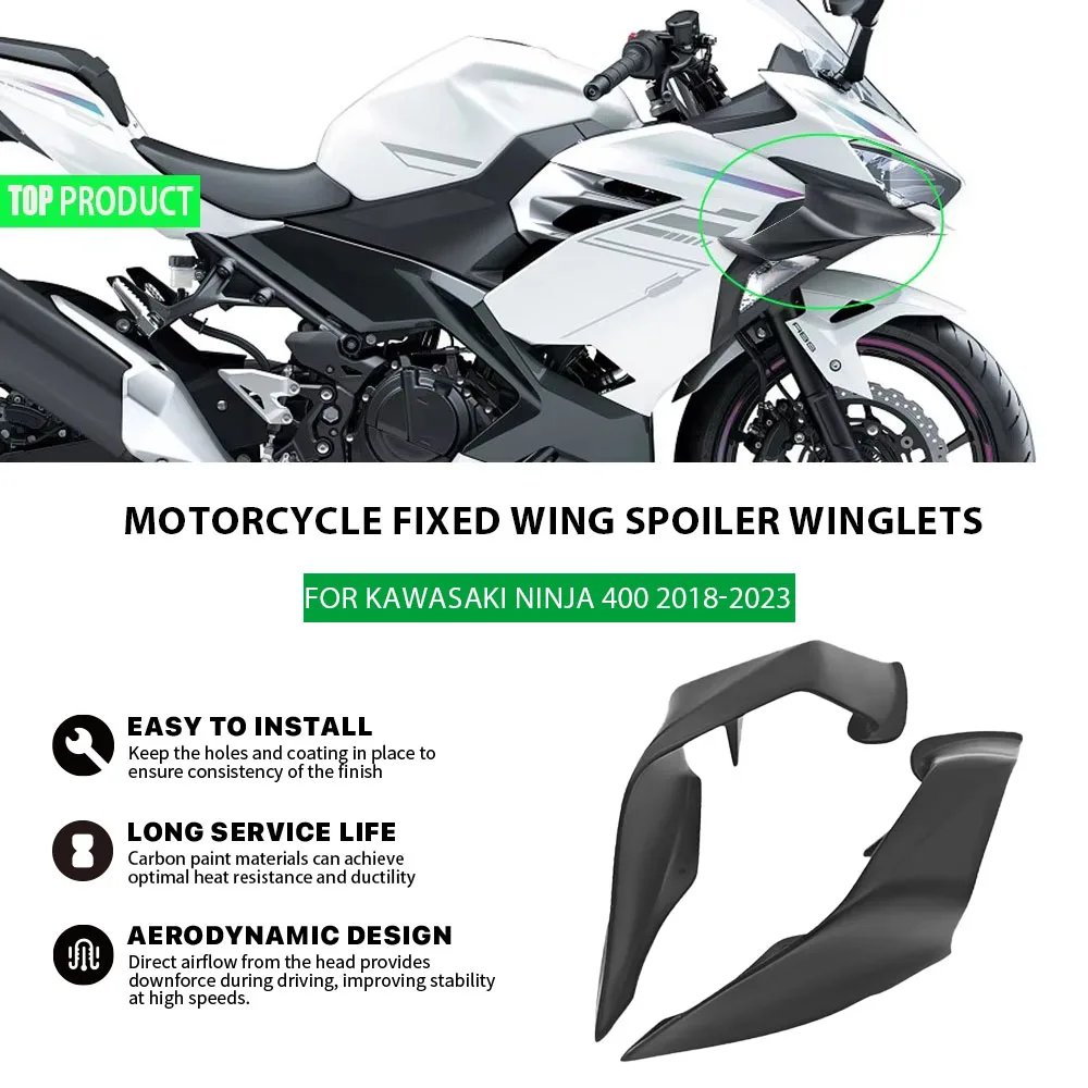 For Kawasaki Ninja 400 Ninja400 2018-2023 Motorcycle Aerodynamics Kit ...
