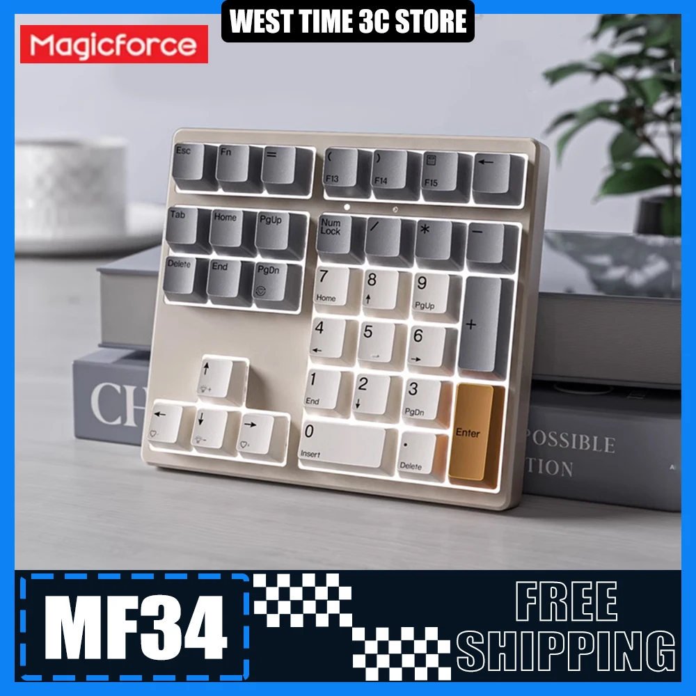 Magicforce-MF34-Mini-Mechanical-Keyboard-Hot-Swap-RGB-Backlight ...