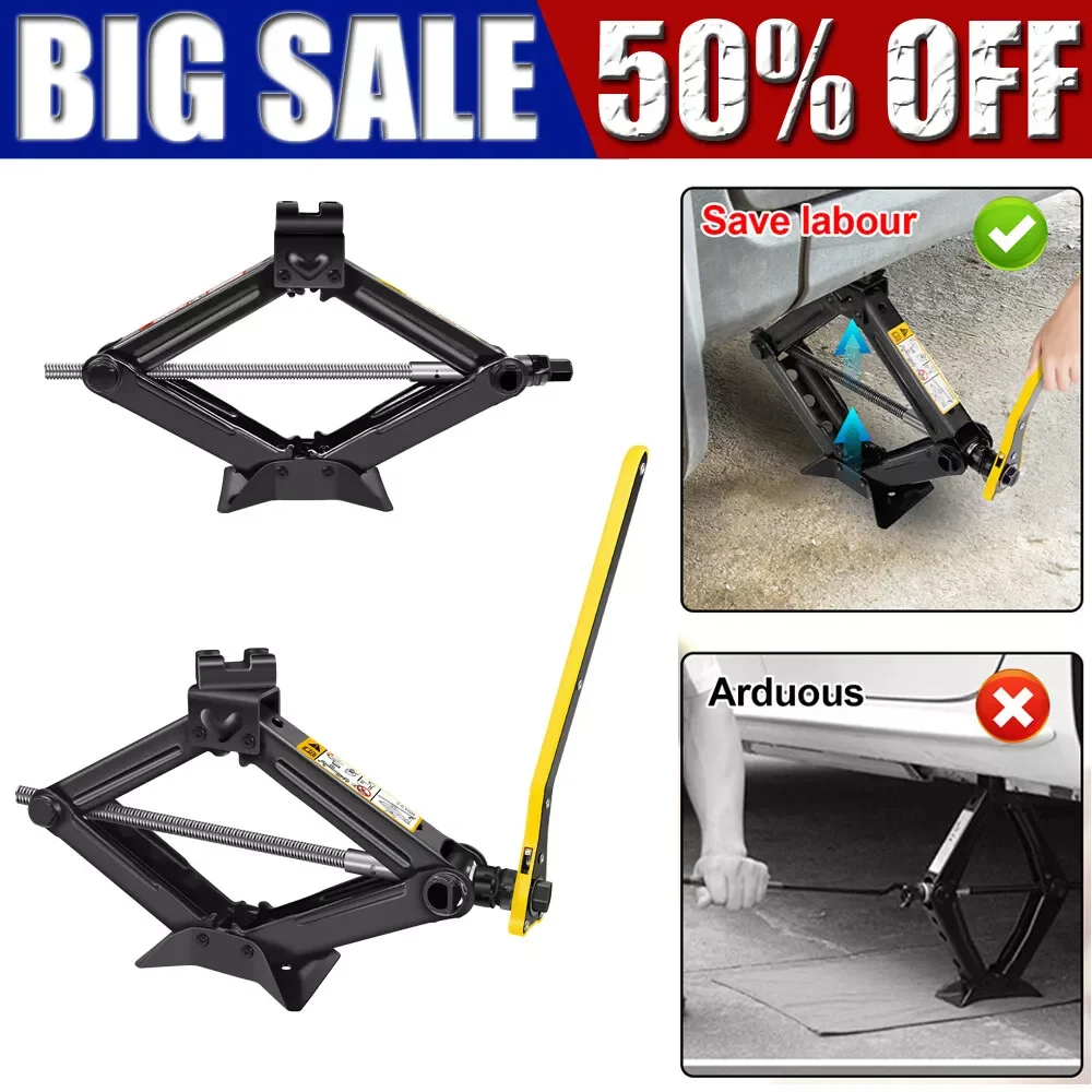 DayPlus-Scissor-Jack-Compact-Car-Jack-2-Ton-4409-LBS-105-to-385mm ...