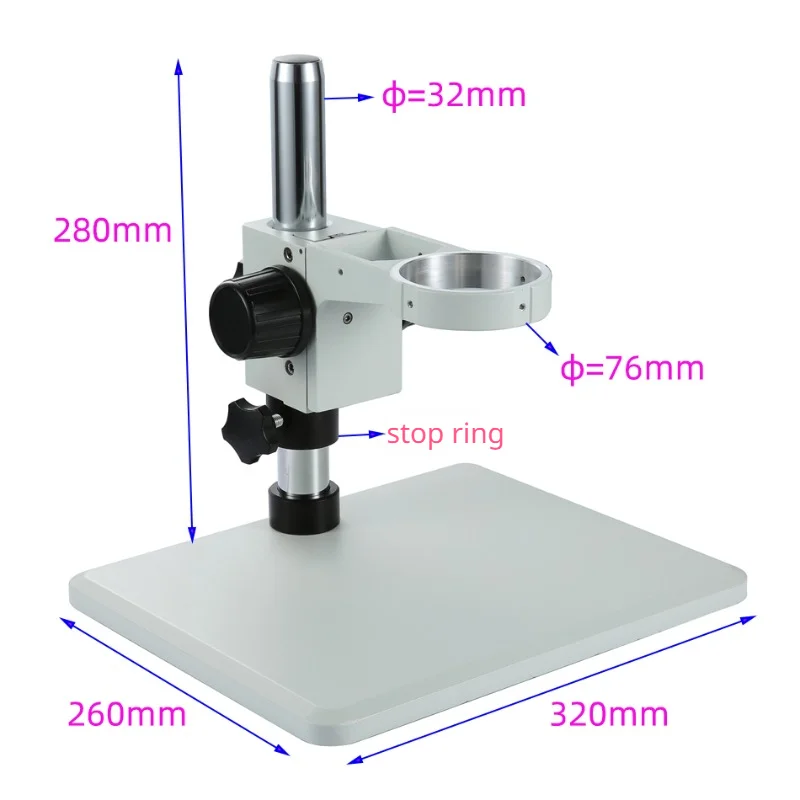 Soporte-de-Base-para-microscopio-columna-giratoria-ajustable-para ...