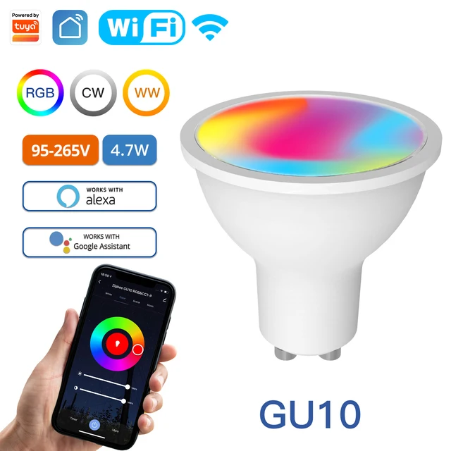 Wifi Smart Led Gu10 Google | Smart Led Bulb Google Gu10 | Light Bulbs ...