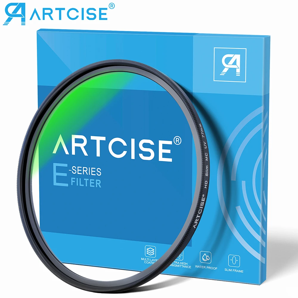 ARTCISE 렌즈 필터 사진 MC HD 렌즈 UV 필터 울트라 슬림 카메라 액세서리, 46mm 49mm 52mm 55mm ...