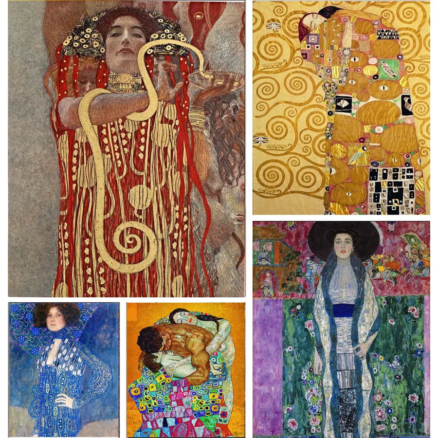 Classic-Artist-Gustav-Klimt-Kiss-Abstract-Diamond-Painting-5D-Diy-Full ...