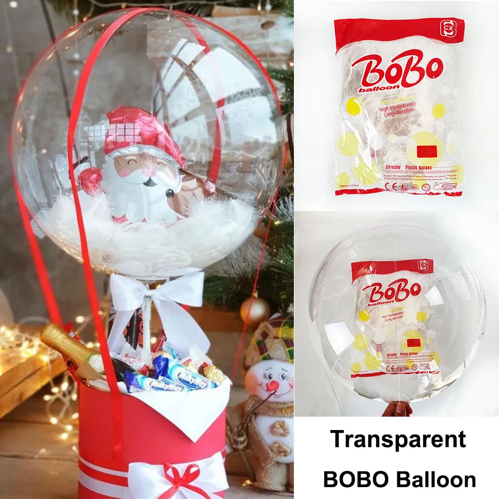 10pcs-24inch-Big-Clear-Balloons-Transparent-Bubble-Bobo-Balloon-Party ...