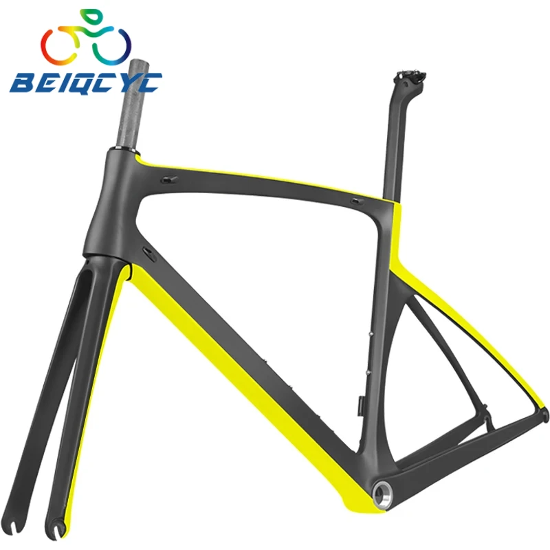 700c V- Brake bike Carbon Frame Bicycle Parts Aero Full Internal ...