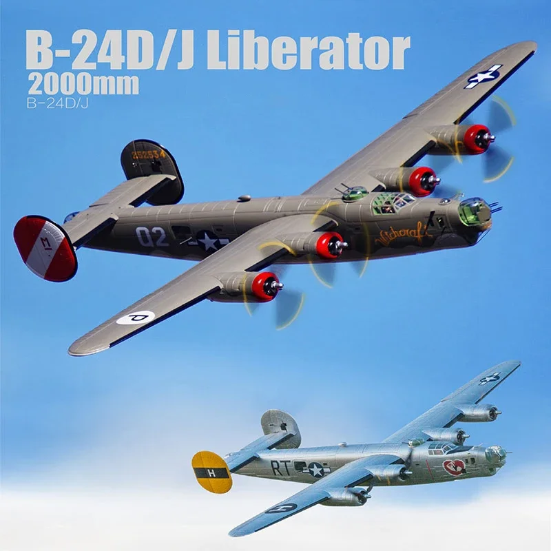 Freewing-RC-Airplane-2000mm-78-B-24-Liberator-PNP-Radio-Control-Model-B ...