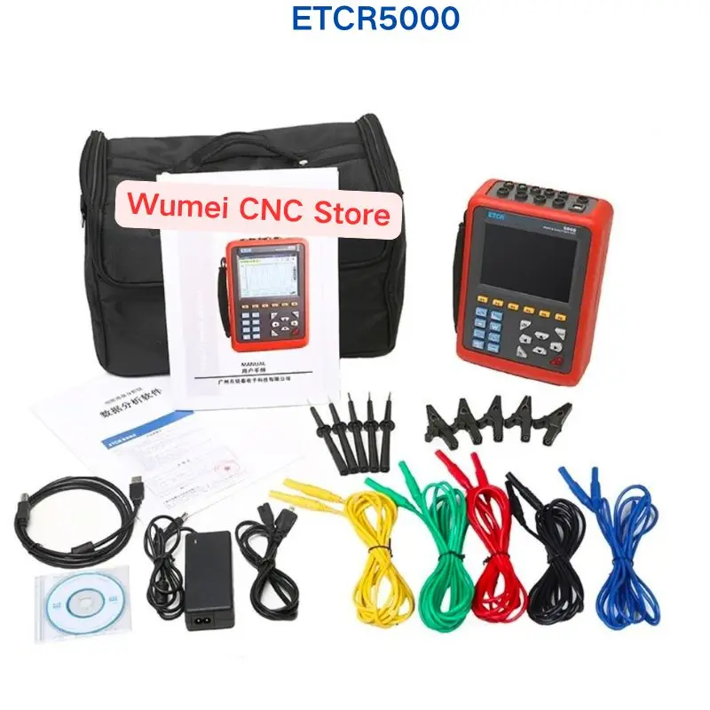 Brand new ETCR5000 three-phase power quality analyzer harmonic analyzer ...