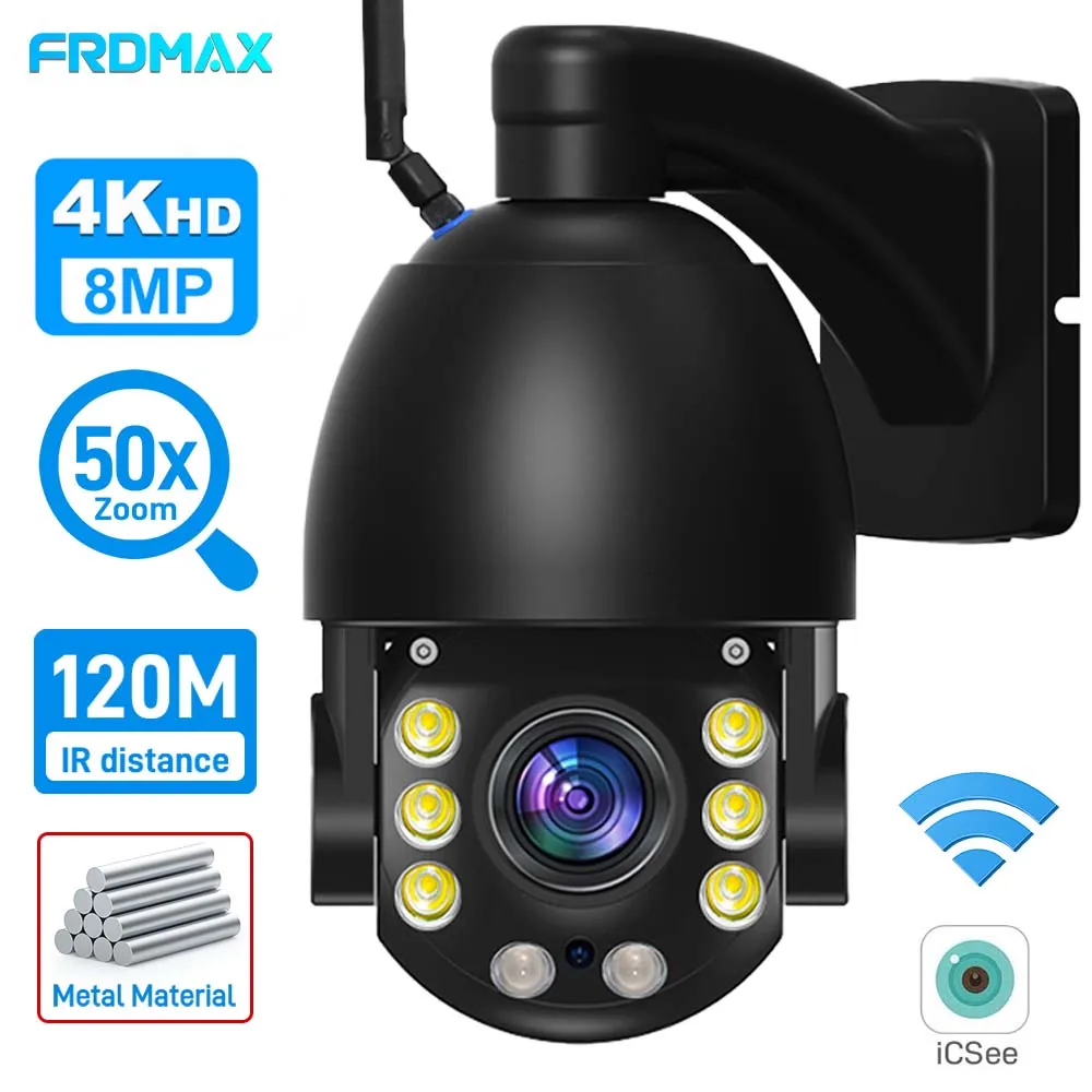 WiFi-IP-Camera-4K-8MP-50X-Zoom-Outdoor-PTZ-Security-Camera-Home ...
