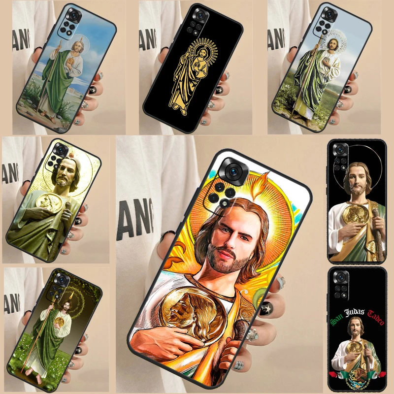 San Judas Tadeo Case For Xiaomi Redmi Note 11 Pro Note 12 8 9 10 Pro 9S ...
