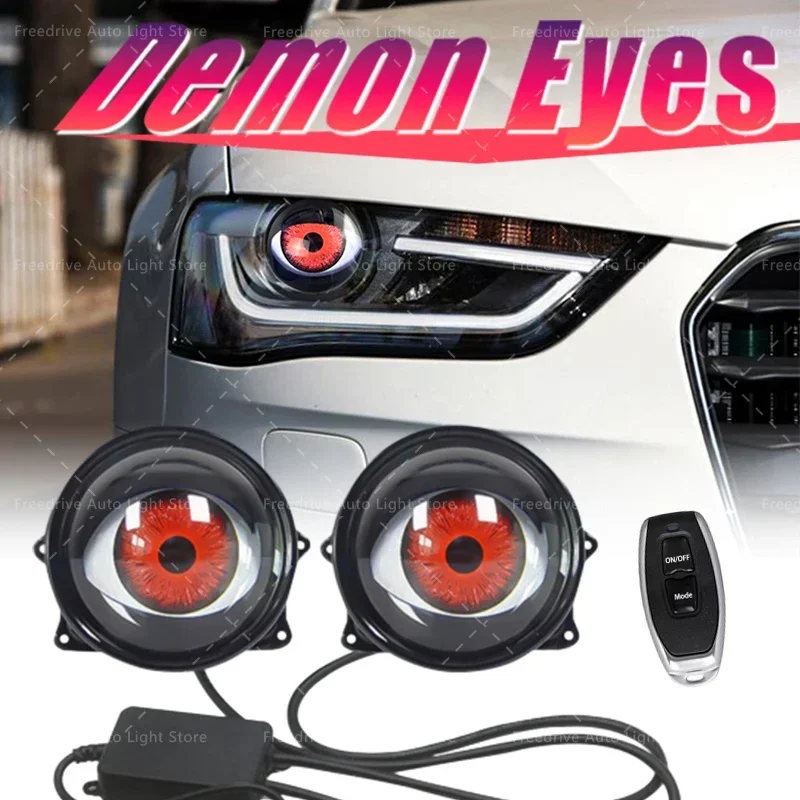 6-Patterns-Dynamic-3-Inch-Devil-Eyes-Lens-Lights-For-12v-Car-Demon-Eye ...