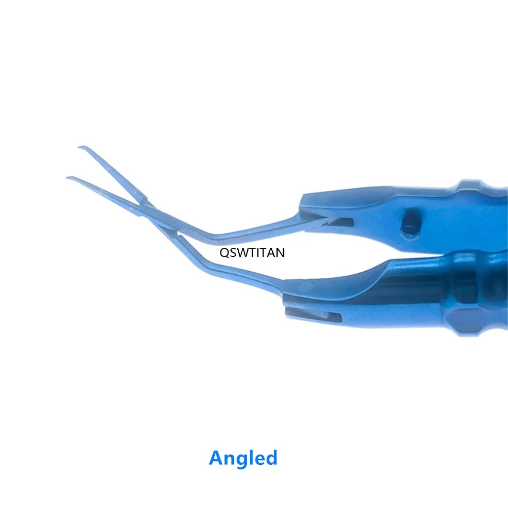 Titanium Utrata Capsulorhexis Forceps Micro Forceps Curved Angle Micro ...