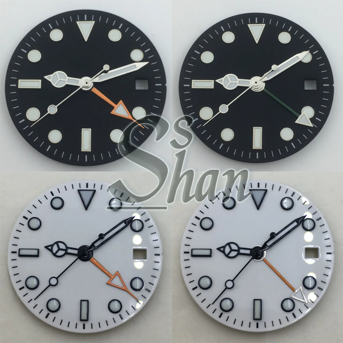 29mm quartz GMT dial is black and white paired with the hand-held C3 ...
