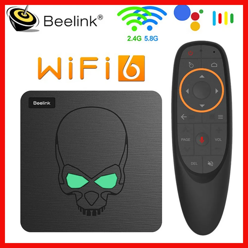 Beelink GT King WiFi6 Smart TV BOX Android 9 Amlogic S922X Quad core ...
