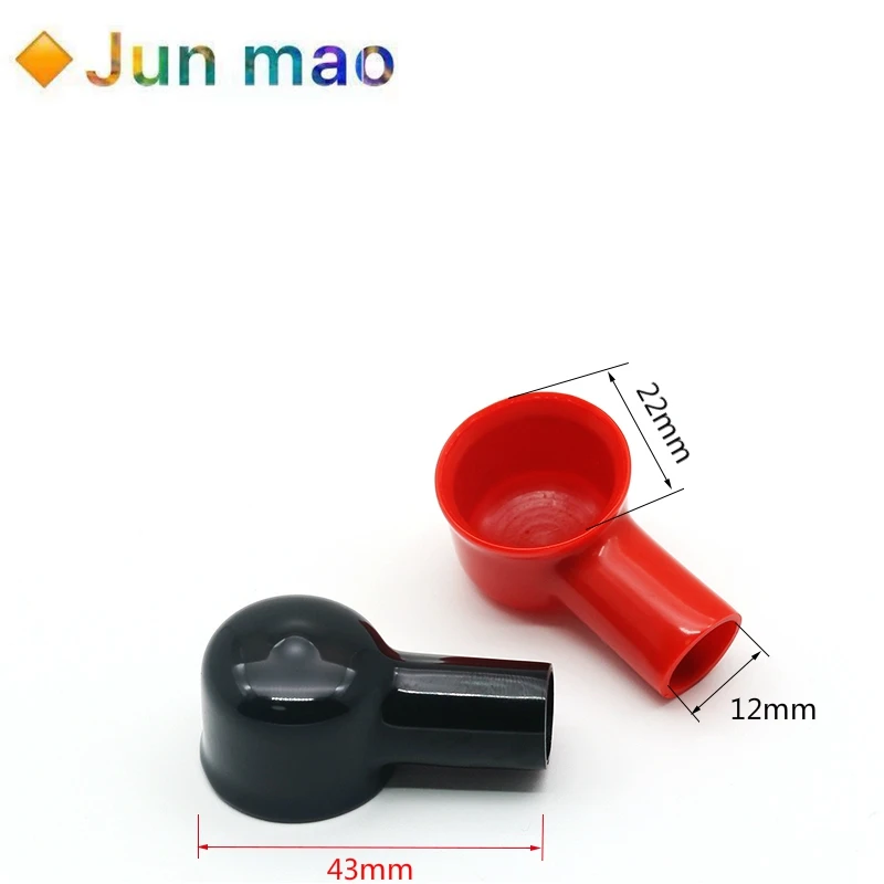 5pair-Motorcycle-battery-pile-clamp-protective-cover-battery-terminal ...