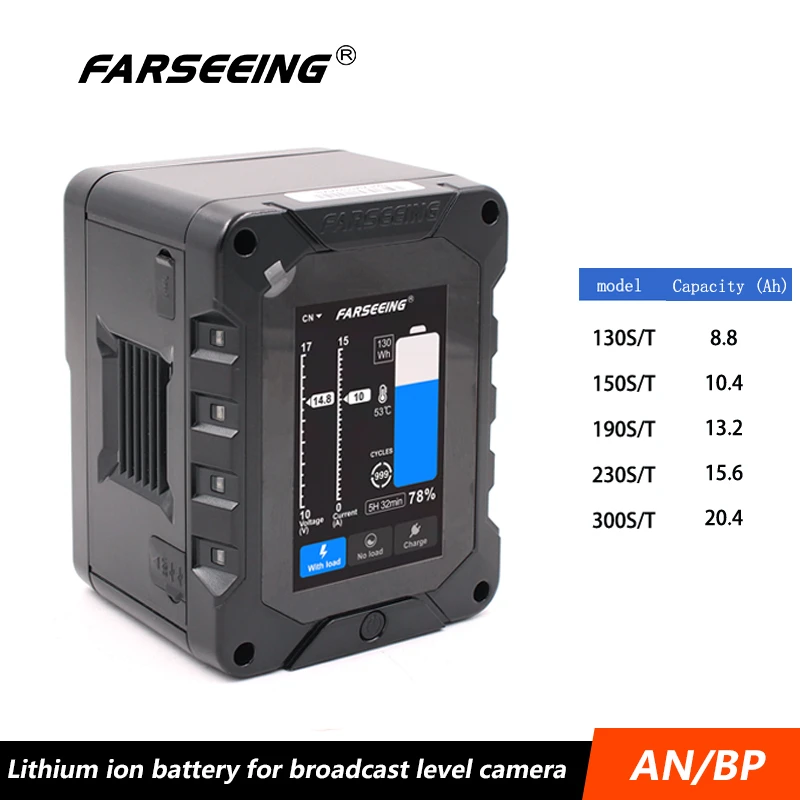Farseeing V-mount Battery Usb High-capacity For Broadcast Level Camera ...