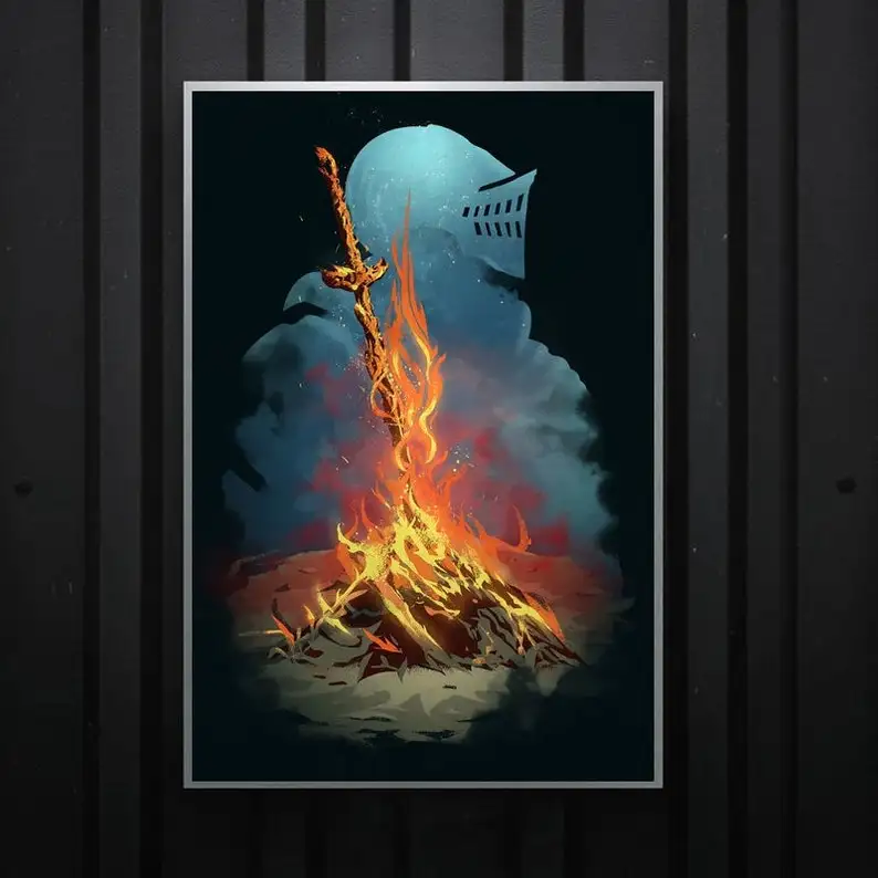 Dark Souls Bonfire Concept Art