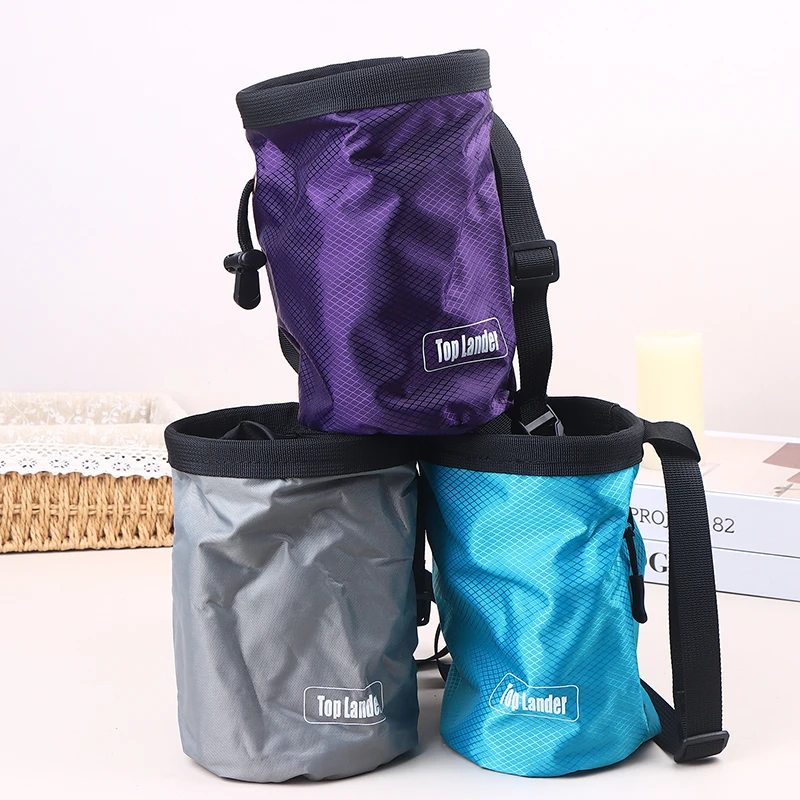 Magnesia Sack Rock Climbing Chalk Bag Waterproof Pocket For Weight ...