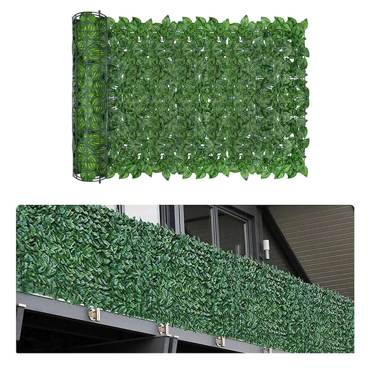 Artificial-Leaf-Fence-Panels-4-3-2-1m-Long-Faux-Ivy-Hedge-Fake-Leaves ...