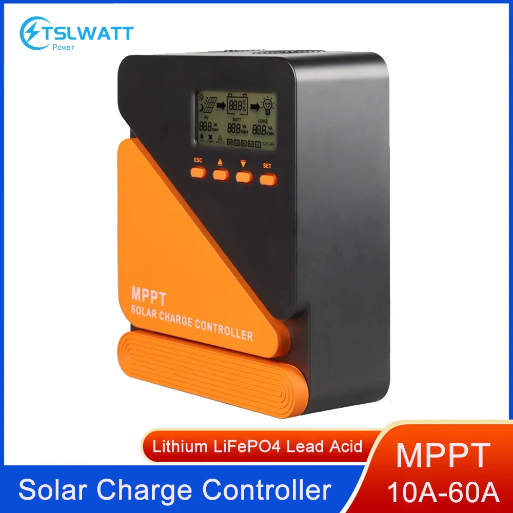 New-Upgrade-MPPT-10A-20A-30A-40A-50A-60A-Solar-Charge-Controller-12V ...