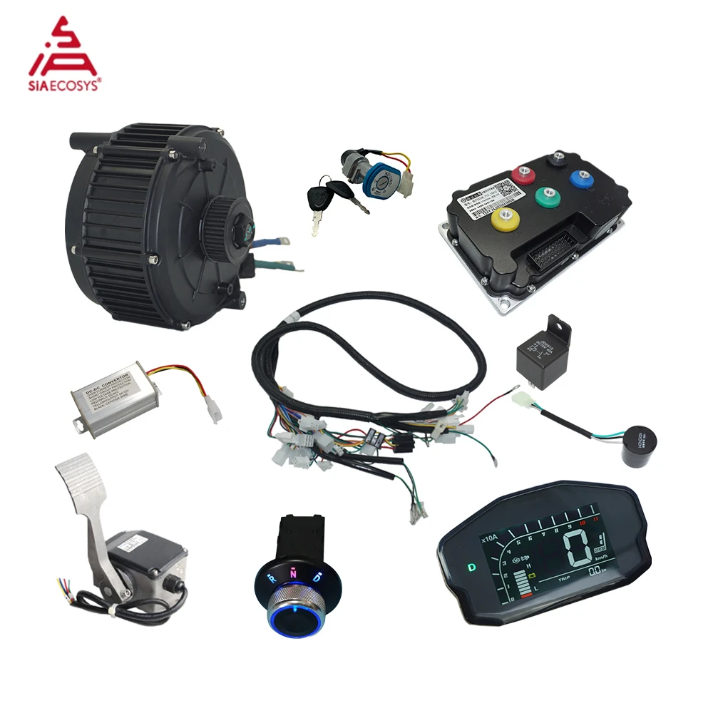 Siaecosys Qs165 5000w 72v 35h V1 Mid Drive Motor Dnr Foot Go Kart ...