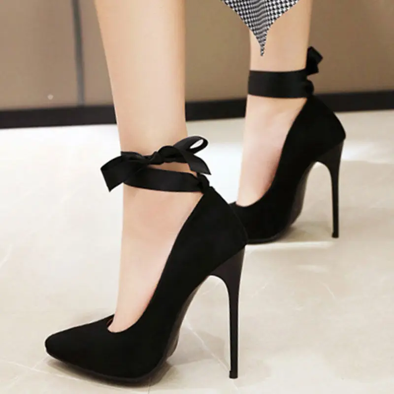 Pearl-Bling-String-Bead-Buckle-Women-Pumps-Gold-7cm-10cm-High-Heels ...