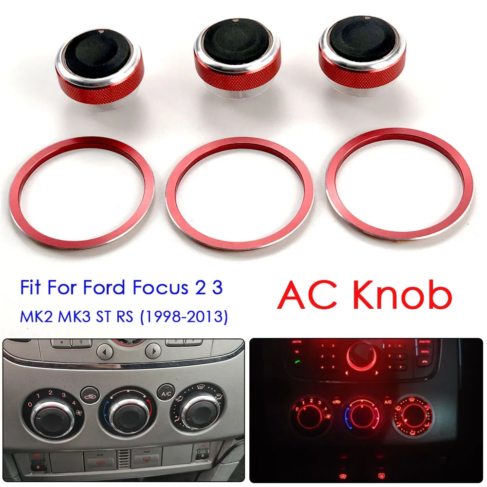 3Pcs-Set-Air-Conditioning-Switch-AC-Knob-Car-Heat-Control-Knob-for-Ford ...