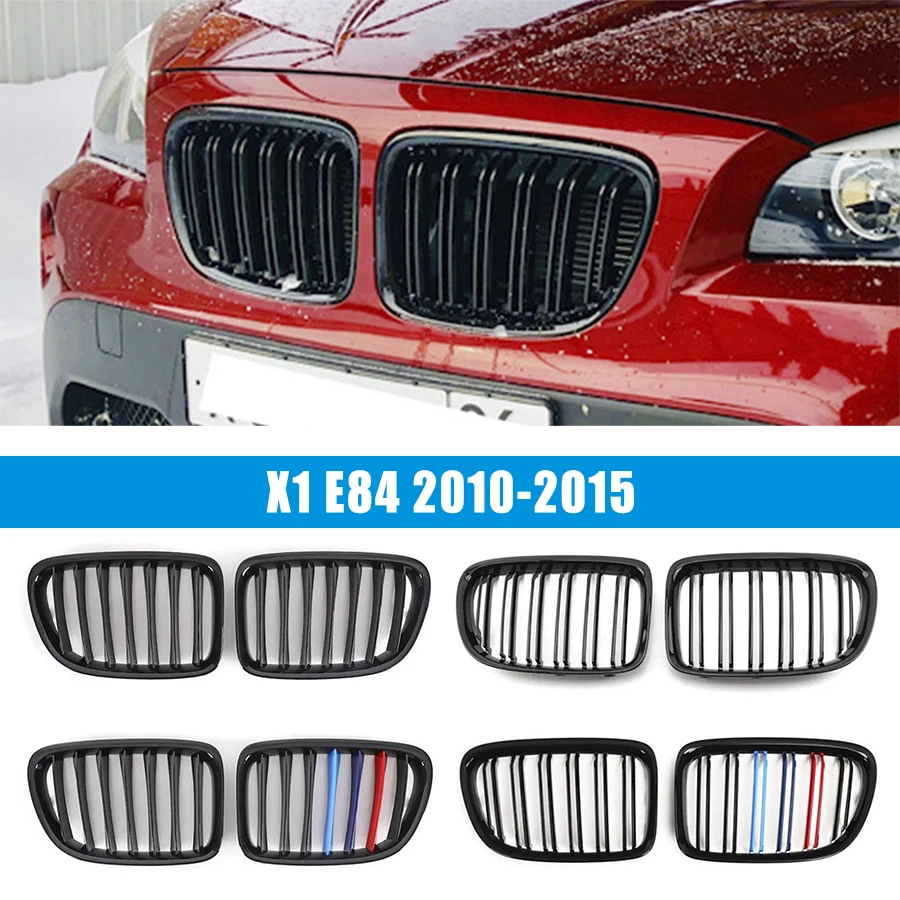 Auto-Front-Kidney-Grills-Grille-Gloss-Black-for-BMW-X1-E84-sDrive18i ...