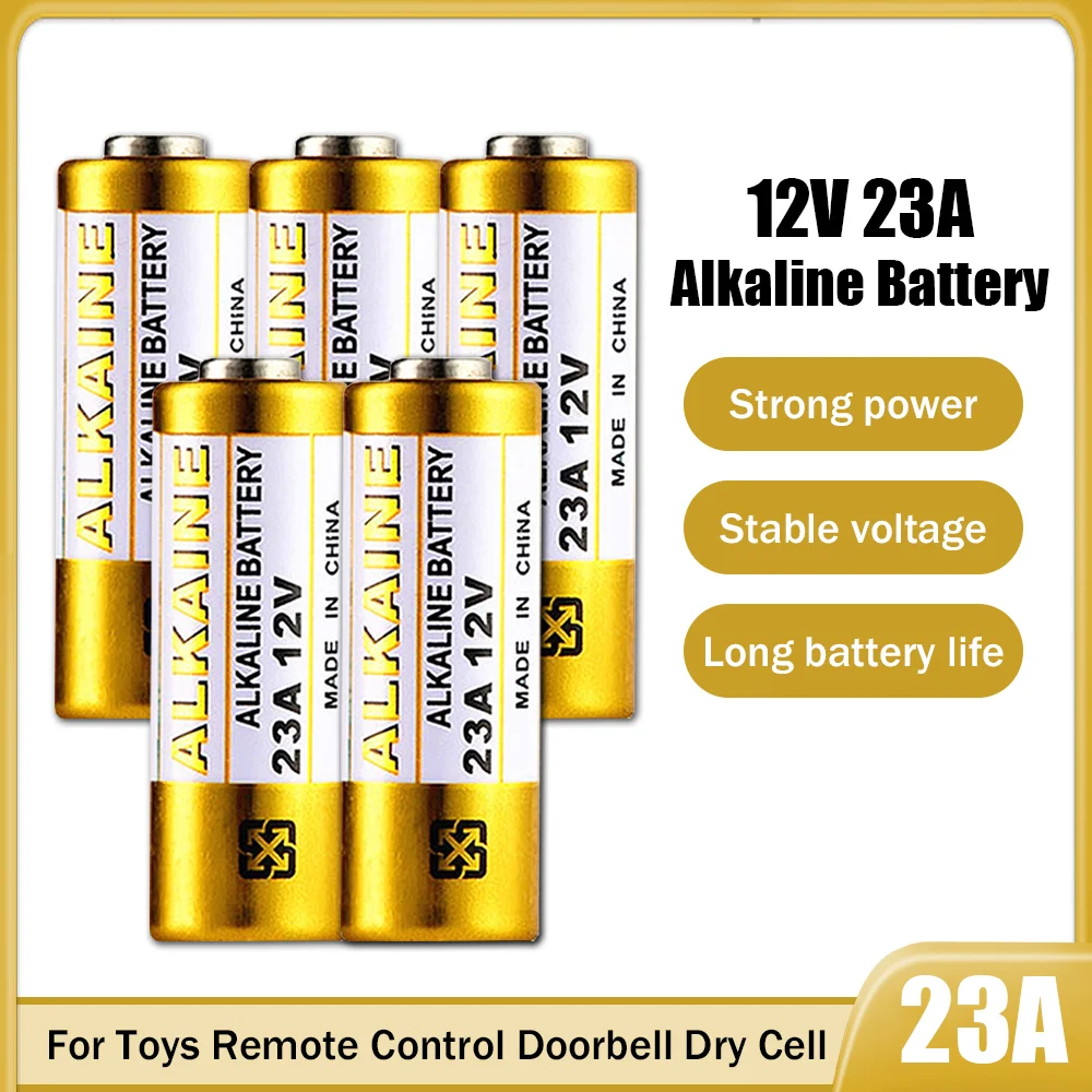 5 sztuk 12V 23A A23 23GA A23S E23A EL12 MN21 MS21 V23GA L1028 GP23A ...