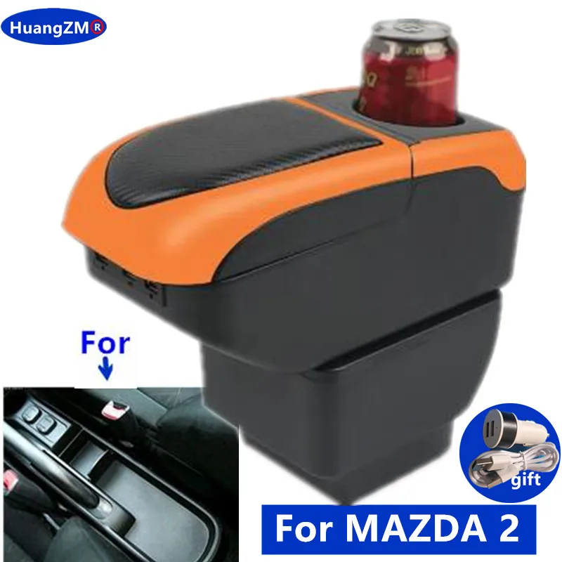 For-MAZDA-2-Armrest-box-For-Mazda-2-Demio-Car-Armrest-box-Retrofit ...