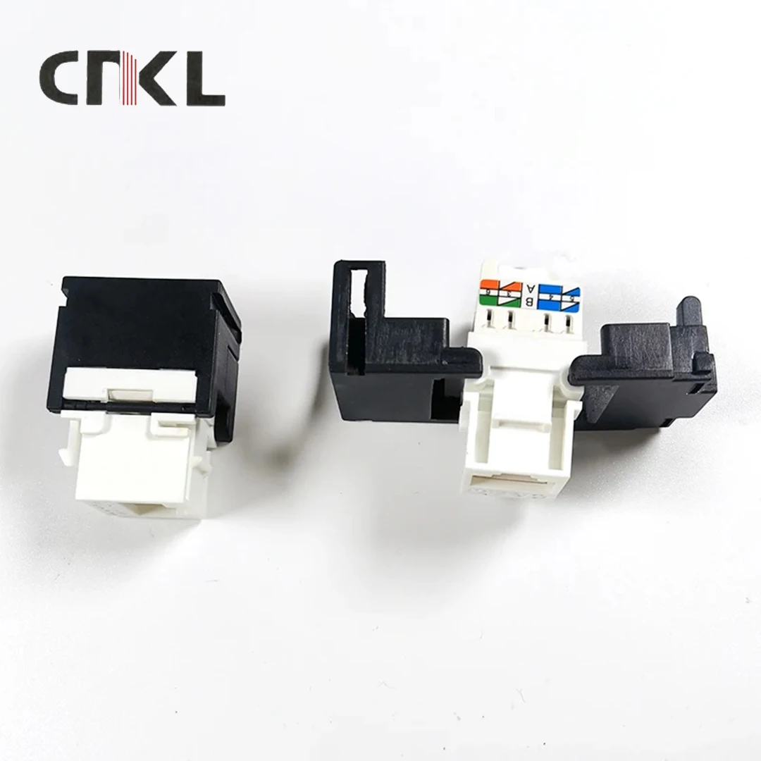 5pcs-Black-Module-RJ45-Keystone-Jack-Cat5E-Network-Module-Connector ...