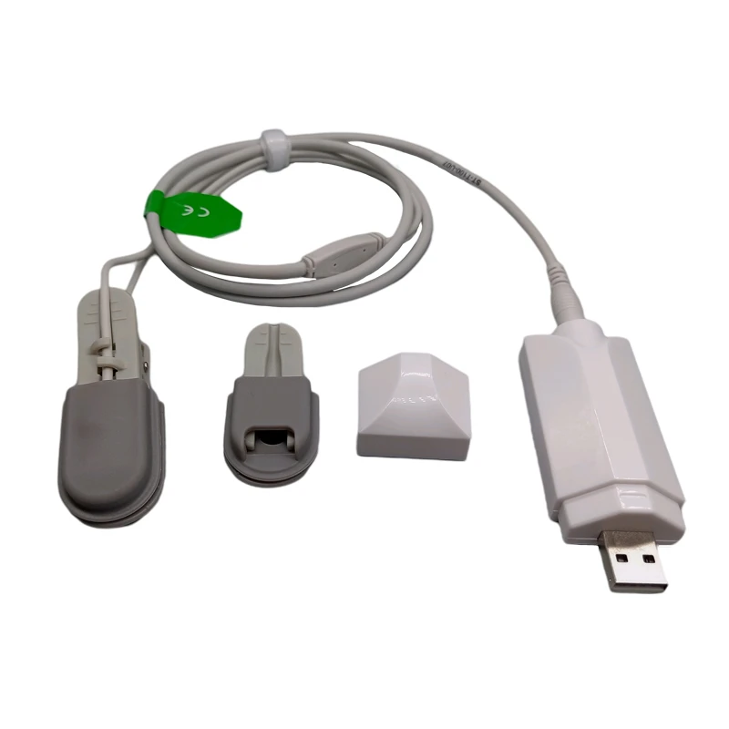 Reusable Pulse Oximeter Oximetry Pc Veterinary Animal Use Ear Clip And ...