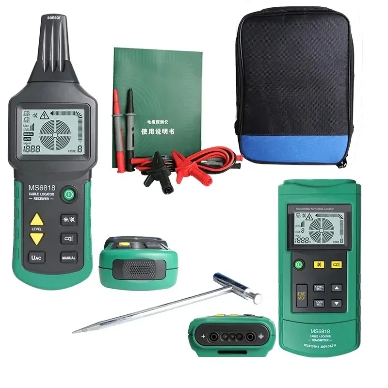 MS6818 Network Cable Tester Professional Fault Diagnosis Tester 12-400V ...