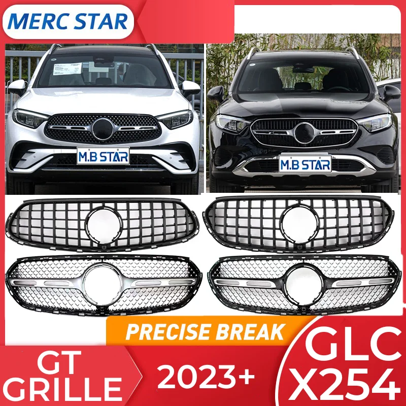 Front-Racing-Billet-Bumper-Grilles-Upper-Facelift-Grilles-For-GLC-X254 ...