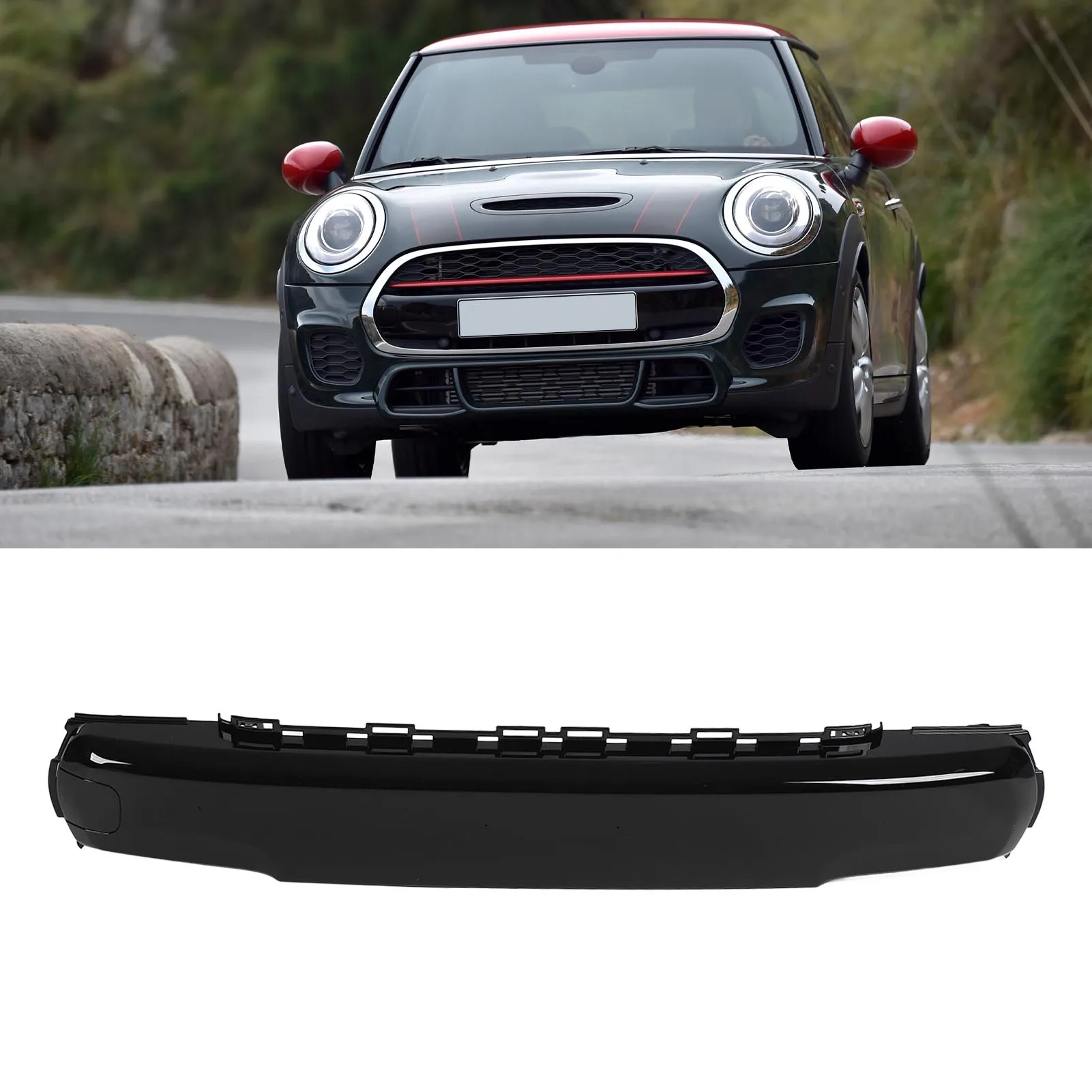 Car-Front-Bumper-Trim-Cover-Black-Scratch-Resistant-Reduce-Wind ...