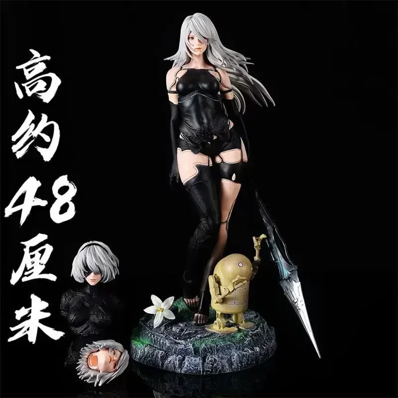 Creation-Studio-A2-Figurine-Nier-Automata-Action-Figures-Nier-Three-Head-Replaceable-Pvc ...