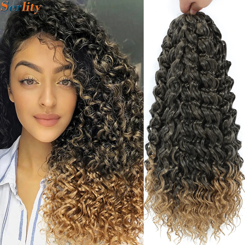 18-pouces-Ocean-Wave-Crochet-Cheveux-GoGo-Curl-Crochet-Cheveux-pour ...