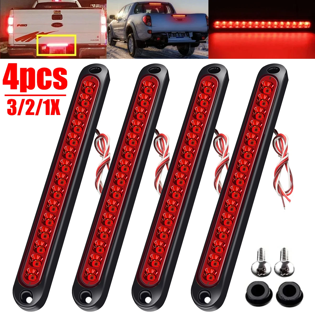 4PCS-Trailer-Truck-Lorry-Pickup-Universal-LED-Tail-Rear-Lamp-Turn-Stop ...