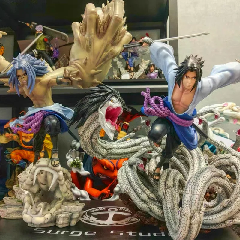 Naruto Uchiha Sasuke 1/6 Deluxe Edition Three Platforms Gk Resin Statue ...