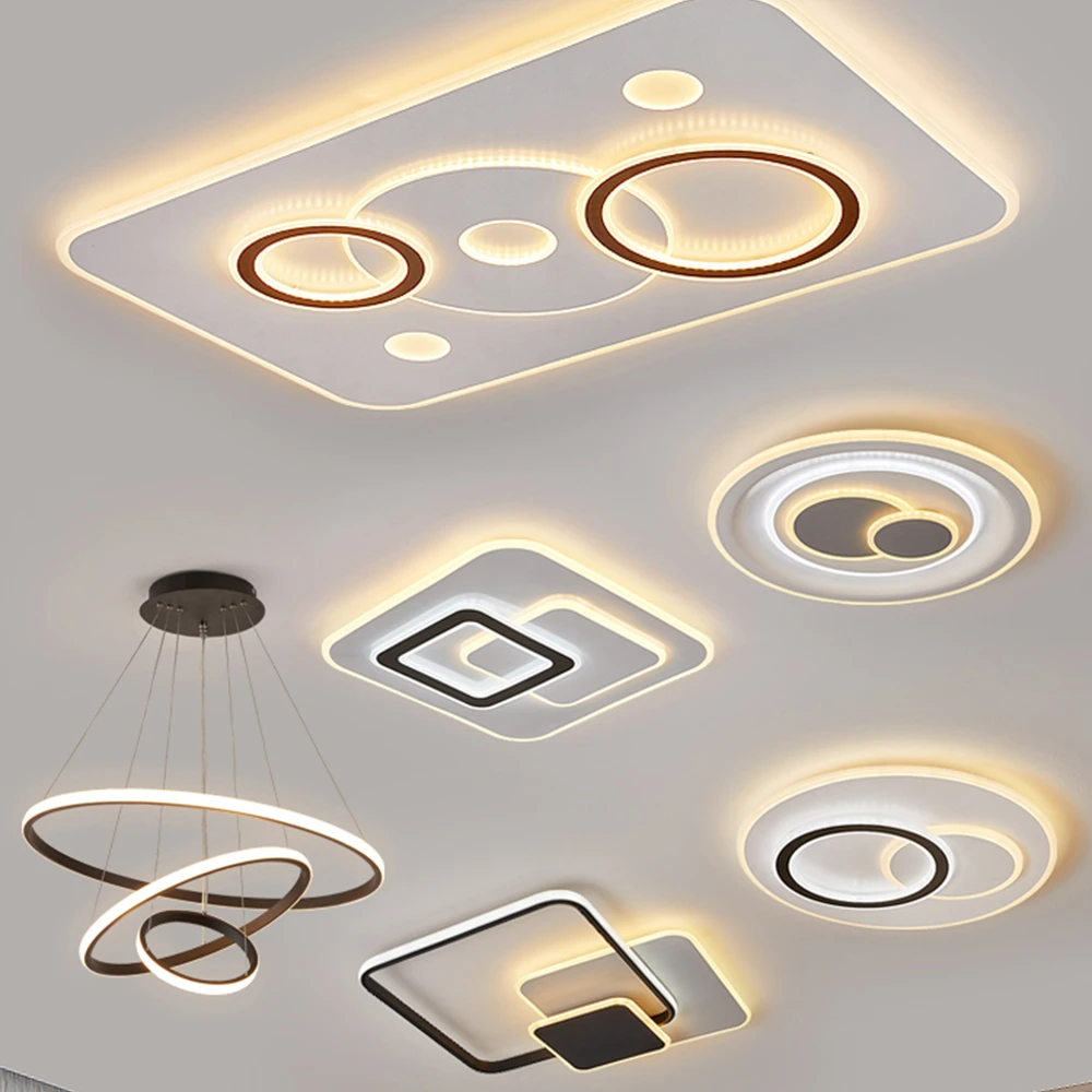 Led Bedroom Living Room Ceiling Lamp Modern Simple Household Lighting ...