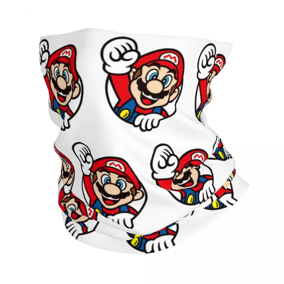 Super Mario Bandana Neck Gaiter Printed Anime Face Scarf Multi use ...